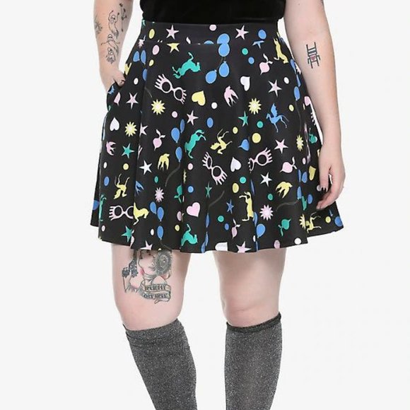 Warner Bros. | Skirts | Nwt Harry Potter Luna Lovegood Wizard Skater ...
